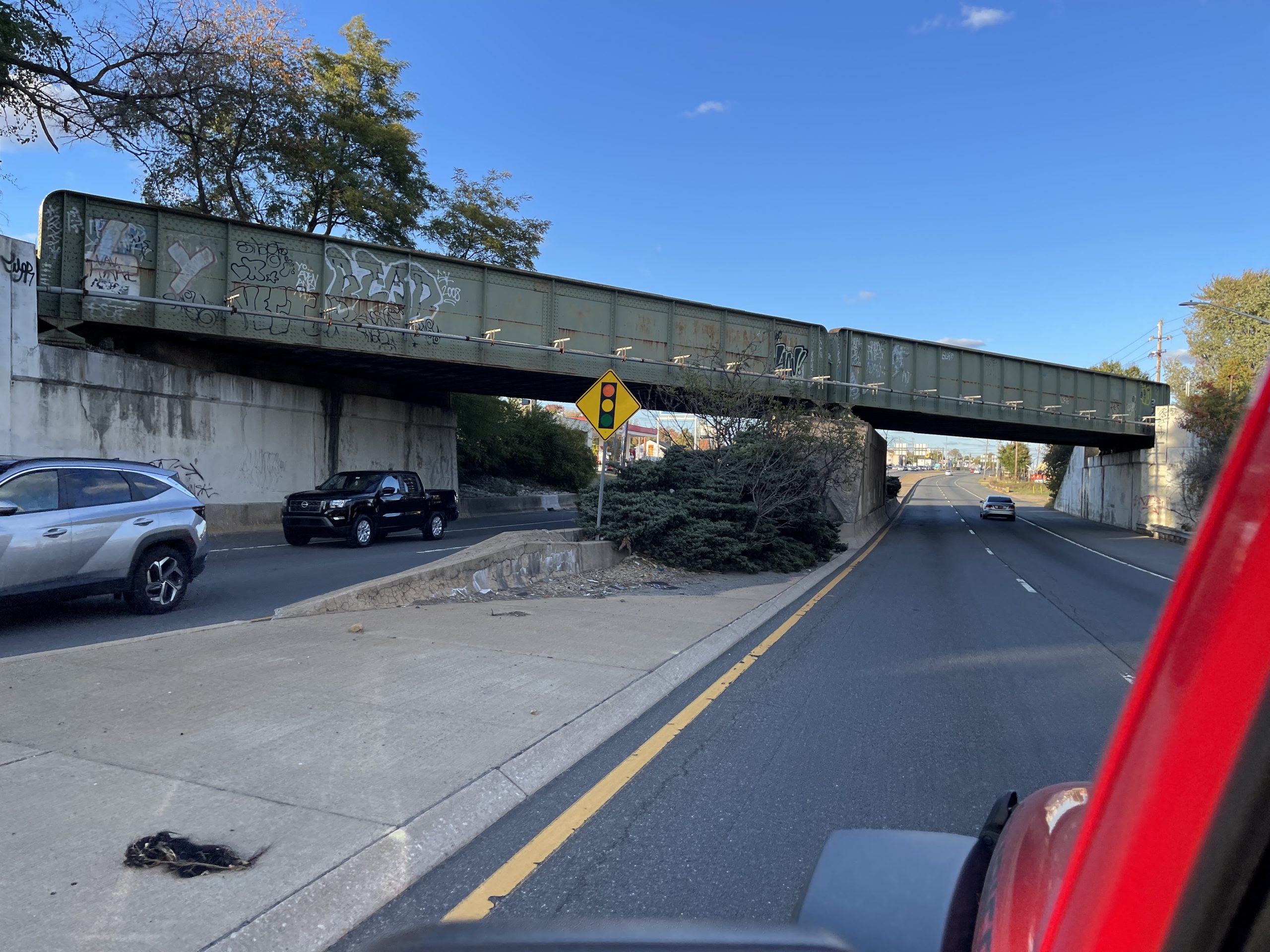 Railroad Bridge over Rt 13 in New Castle - Llangollen Estates